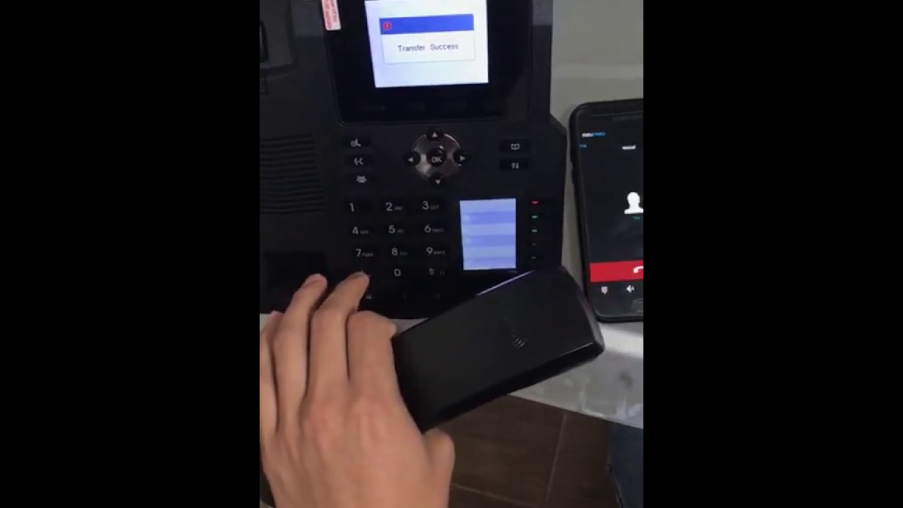 [Tutorial] ¿Como transferir una llamada Teléfono IP? Fanvil - YouTube
