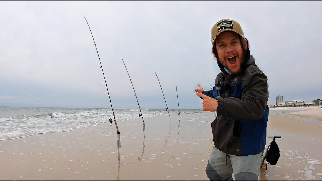 BEACH Fishing for NEW Target Species!! (Catch & Cook) - YouTube