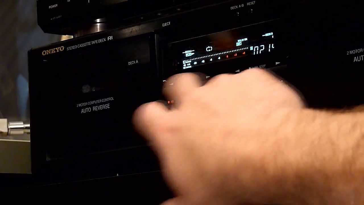 SAE C-102 Cassette Deck Repair & Comparison with Onkyo R1 Deck - YouTube