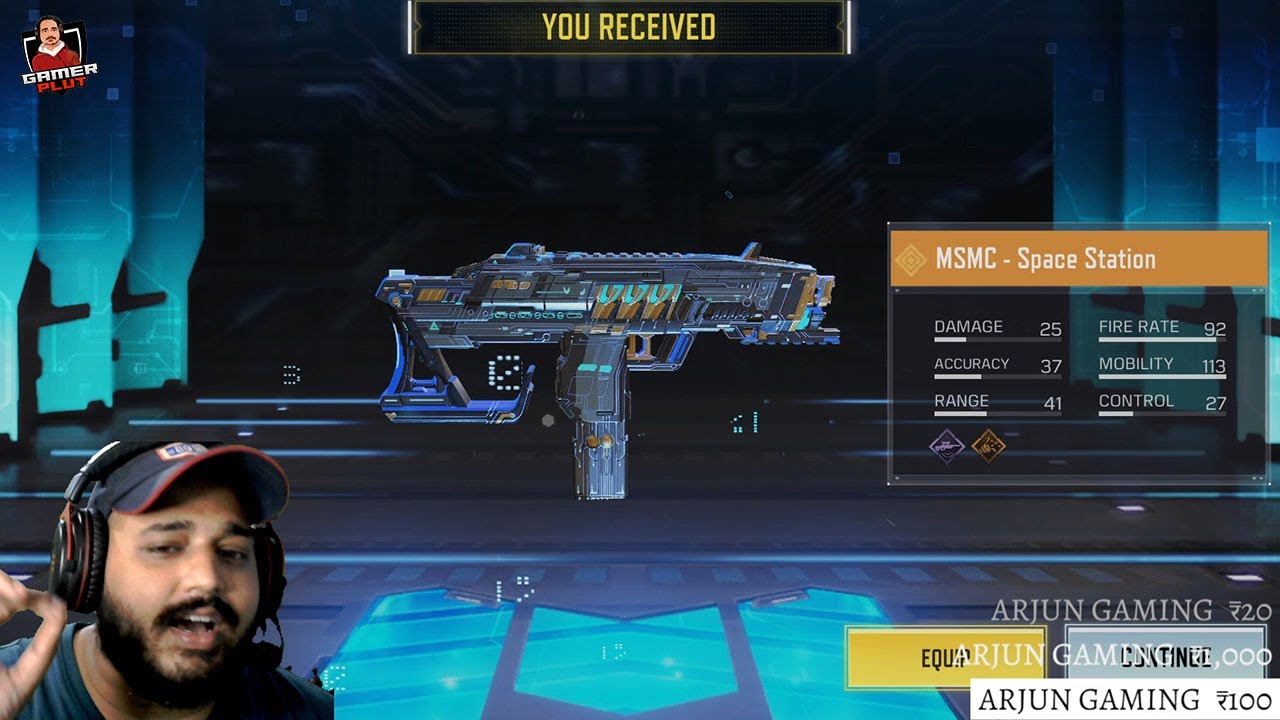 I GET MY FIRST MSMC LEGENDARY GUN SKIN | MSMC LEGENDARY SKIN - YouTube