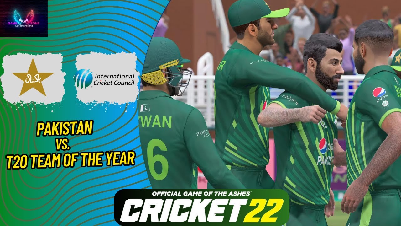 (PS5) Cricket 22 Gameplay | Pakistan vs. ICC Team of the Year | 4K ...
