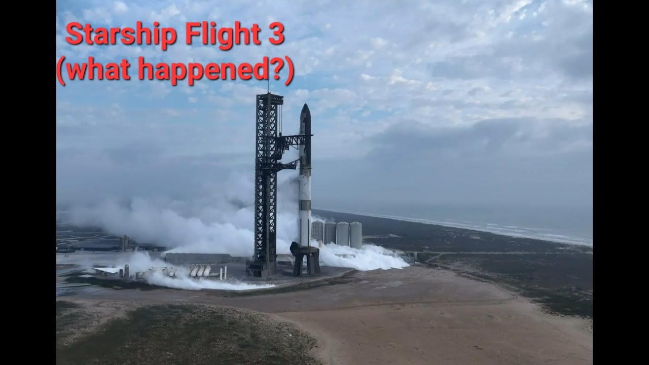 Starship Flight 3 (preliminary analysis) - YouTube