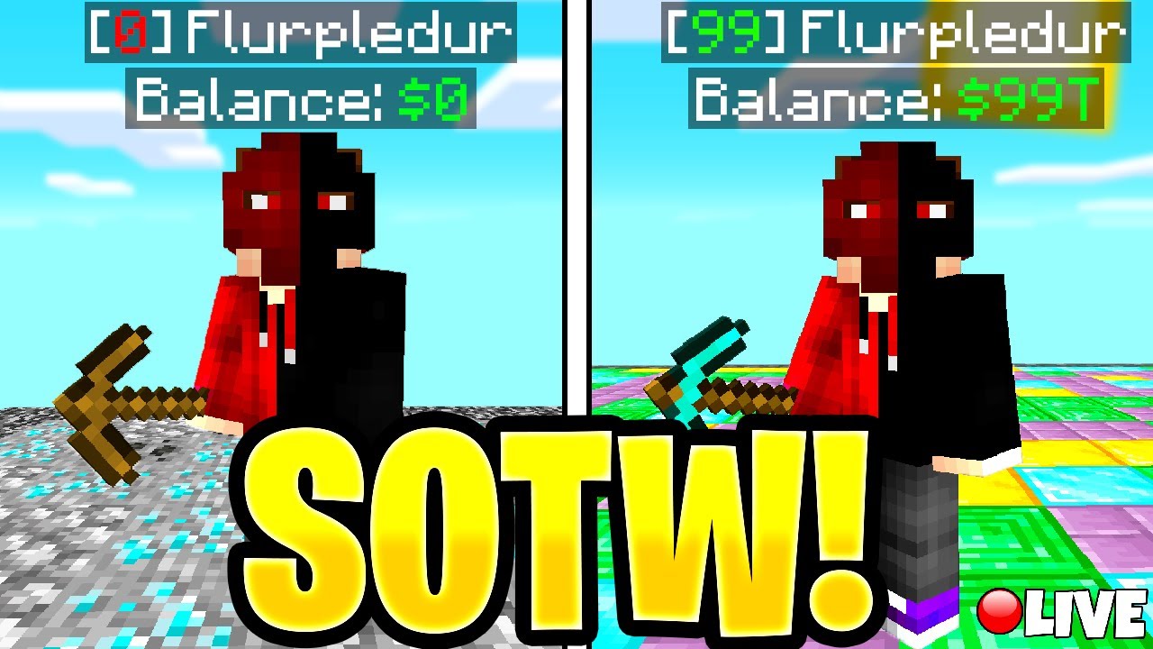 🔴NEW Minecraft Prisons SOTW!! | !akuma !socials !discord - YouTube