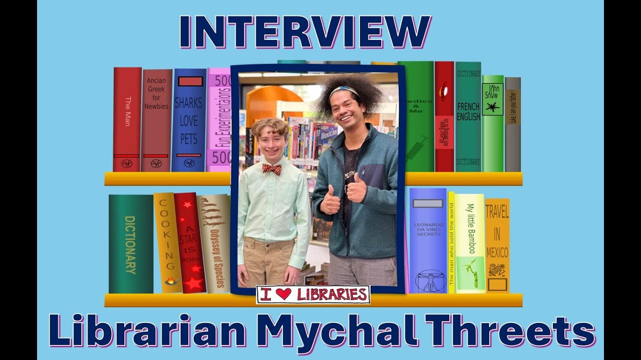 My IN-PERSON Interview With Librarian Sensation, Mychal Threets! - YouTube