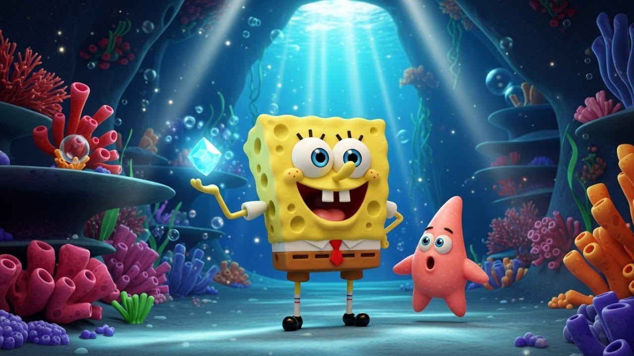 SpongeBob’s Deep Sea Quest! | Full 1-Hour Cinematic Story for Kids ...