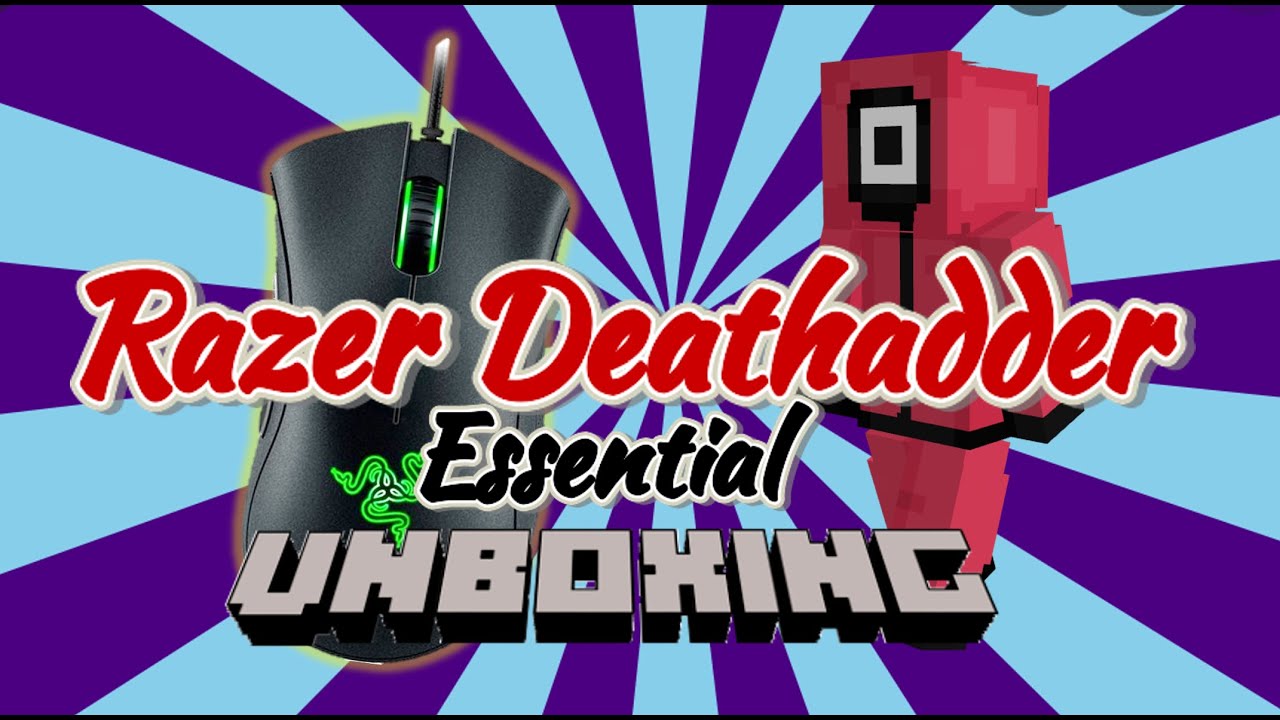 Razer DeathAdder Essential Unboxing + Razer Synapse Software - YouTube