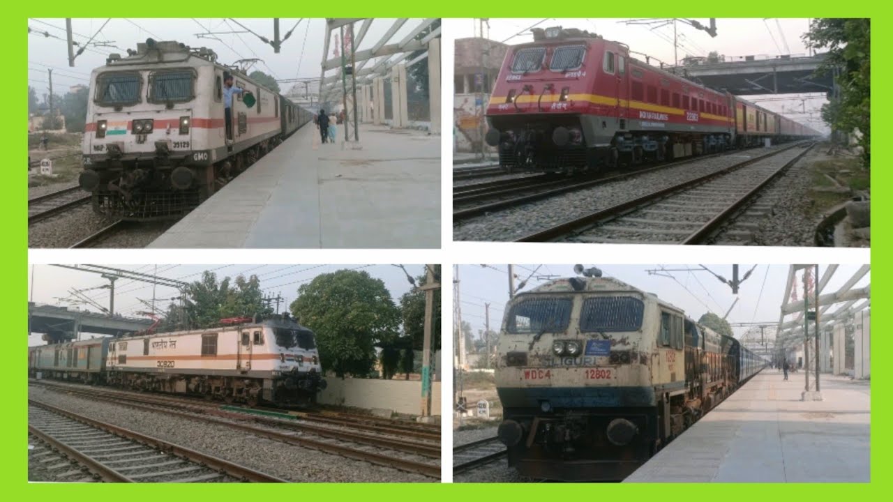 Train Track Sound Indian Railways Compilation High Speed Trains [Part ...