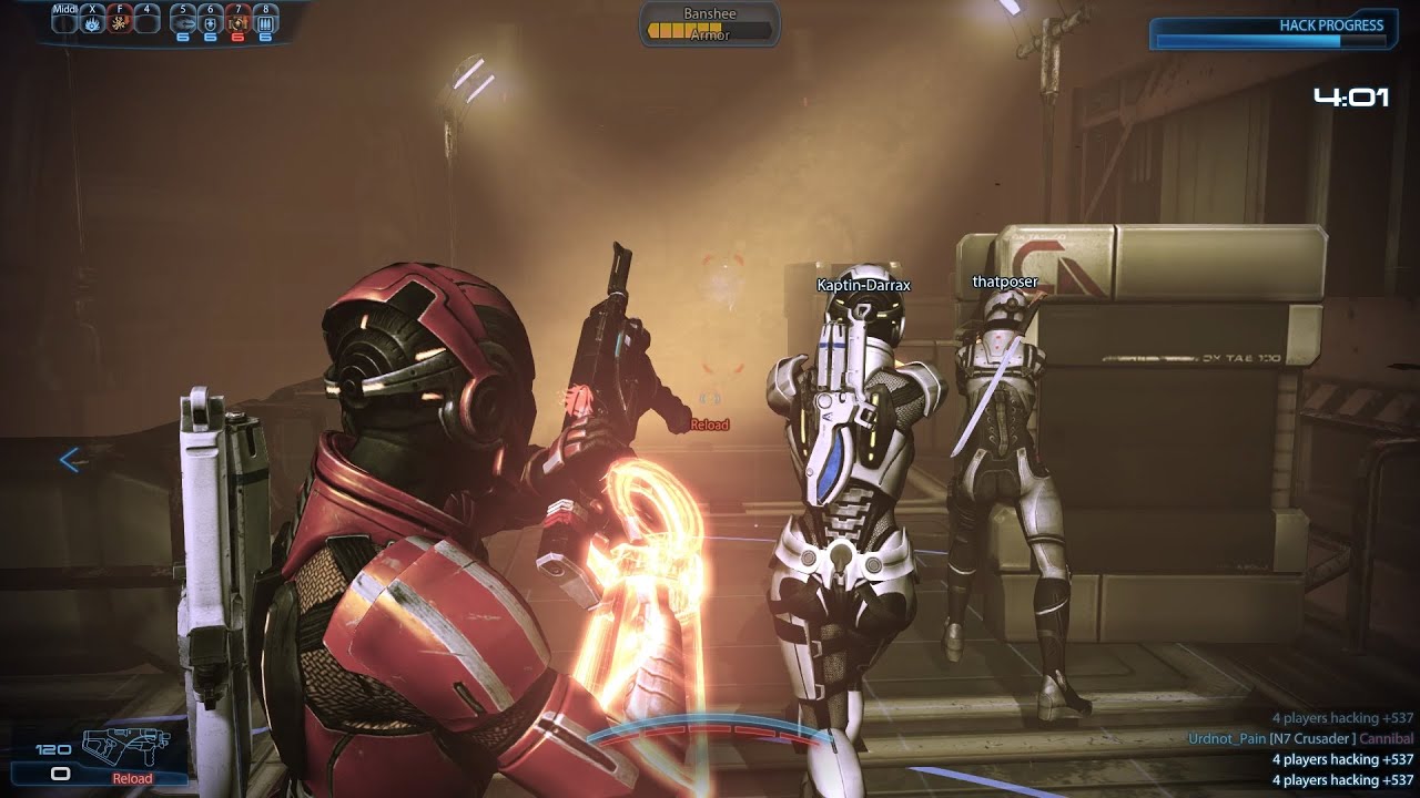 Mass Effect 3 Multiplayer Human Female Engineer PC Gold Gameplay - YouTube