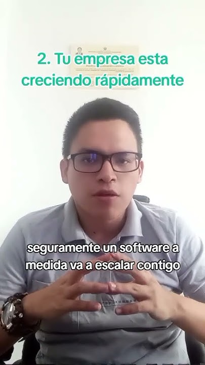 ¿Cuándo deberías usar un software a medida para tu negocio? - YouTube