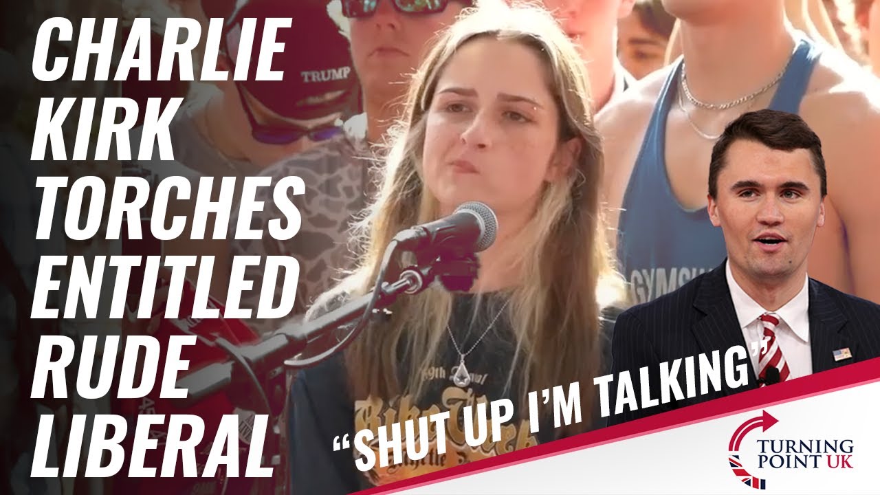 Charlie Kirk Torches Entitled Rude Liberal - YouTube
