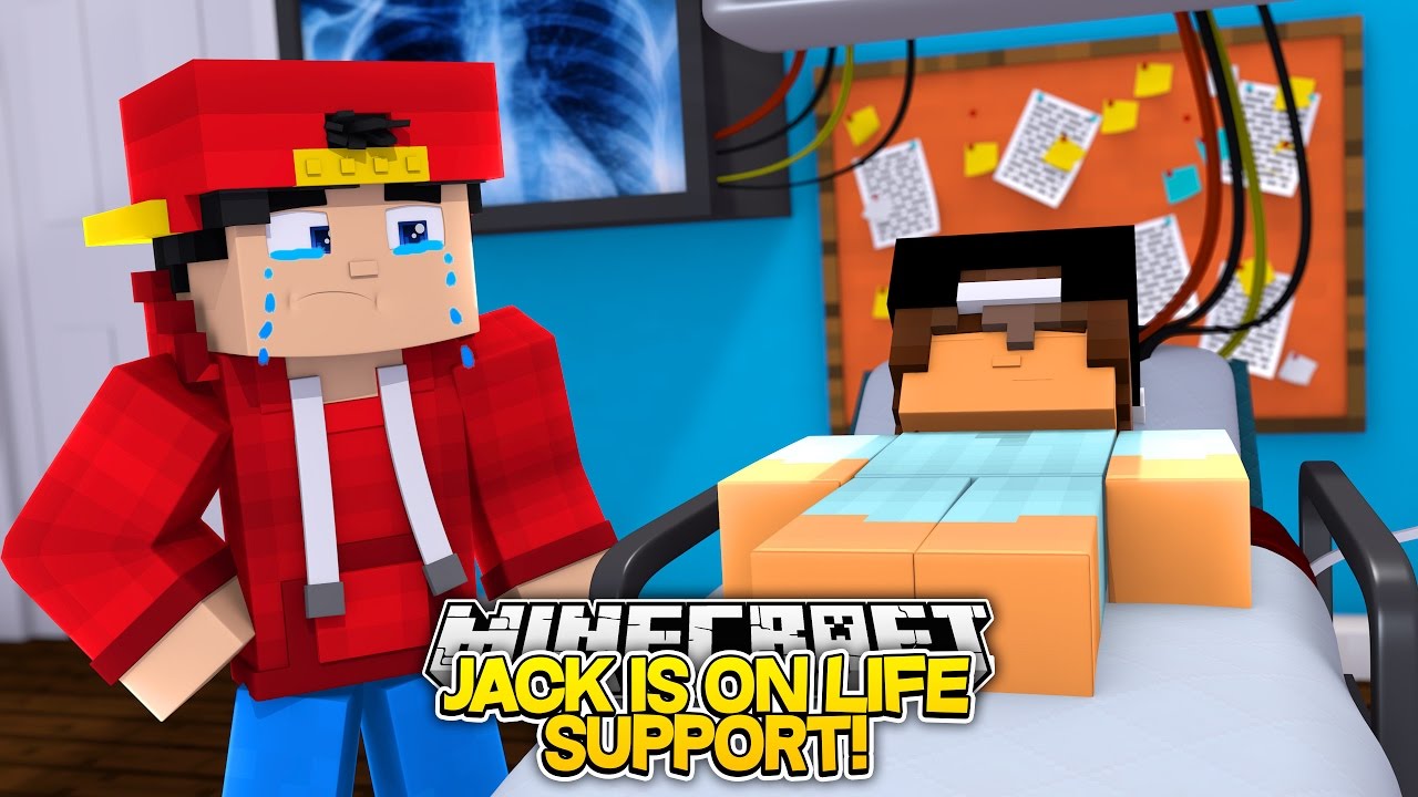 Minecraft Adventure - JACK IS ON LIFE SUPPORT!! - YouTube
