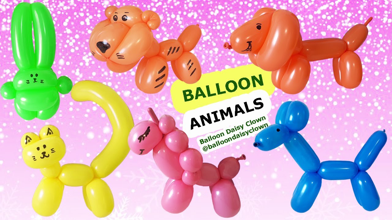 Easy Balloon Animals for Beginners DIY - YouTube