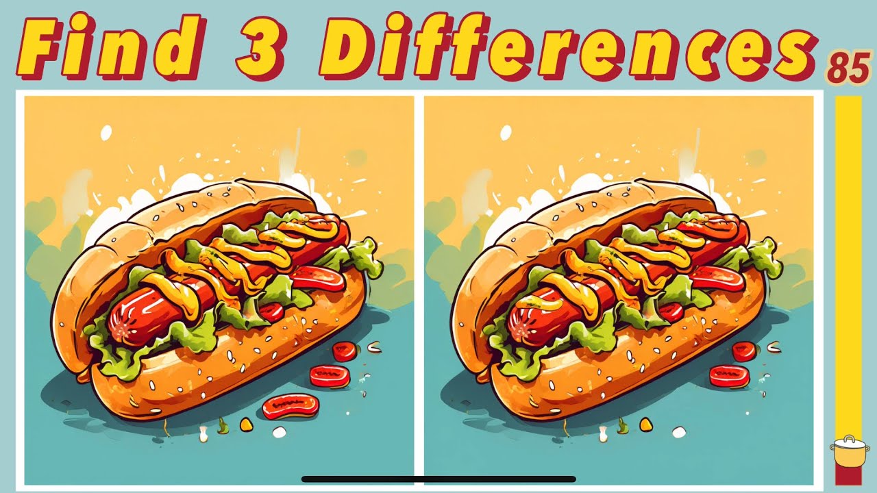 Find 3 differences in tasty food - YouTube