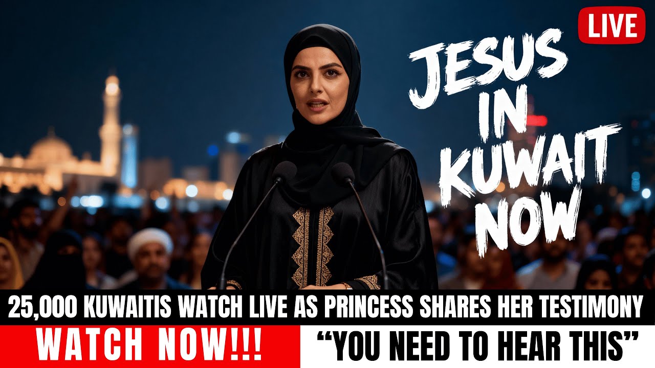25,000 Kuwaitis Watch LIVE as Princess Shares Her Testimony..."Jesus Is ...