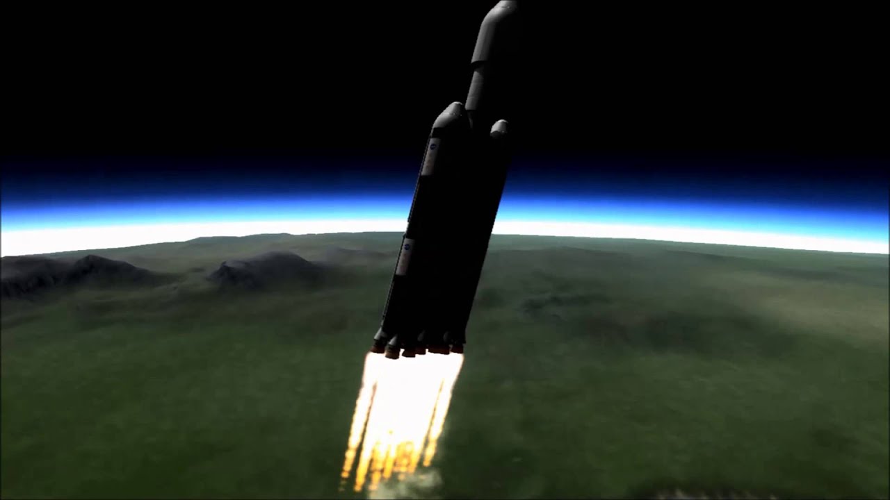 Kerbal Space Program SpaceX Falcon Heavy - YouTube