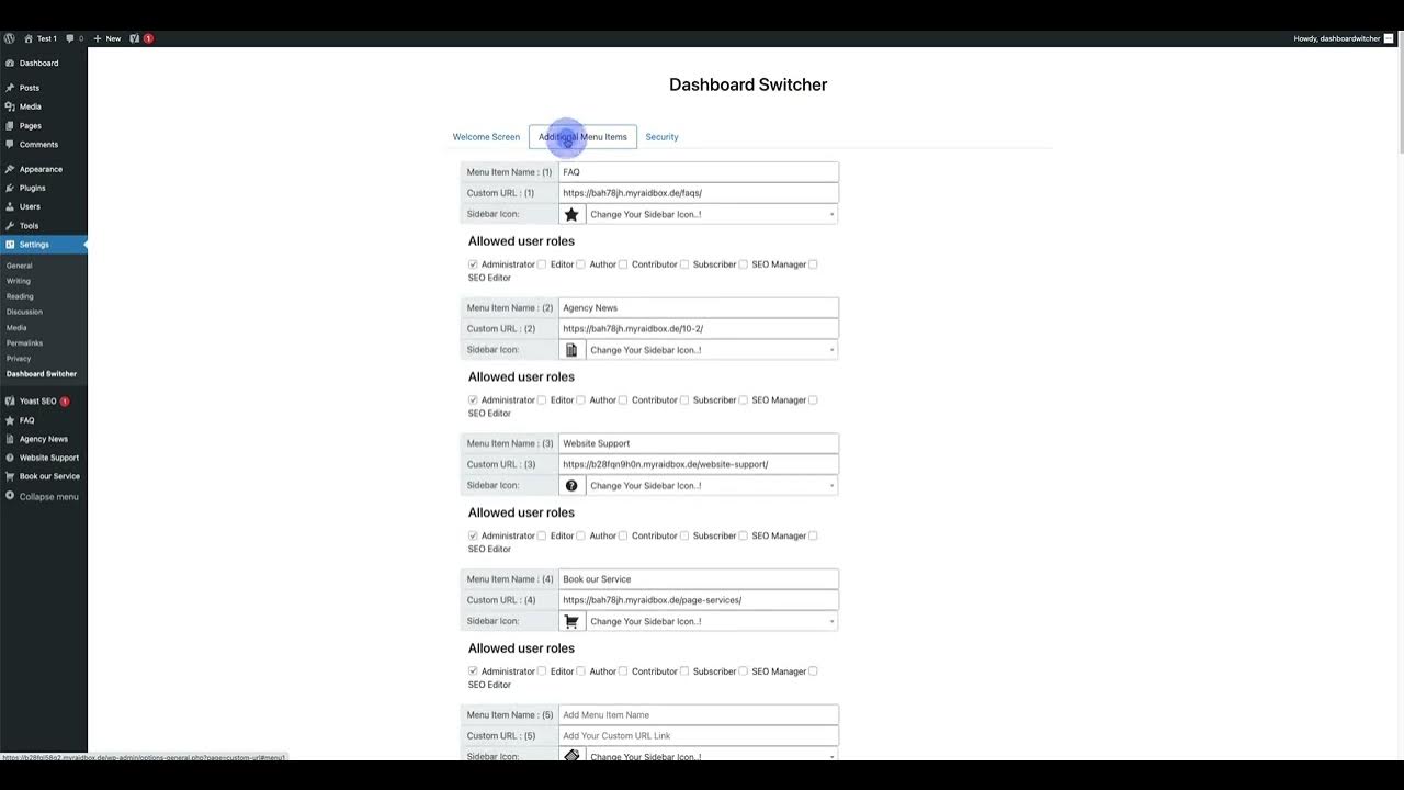 Create Custom Dashboard Pages for WordPress - YouTube