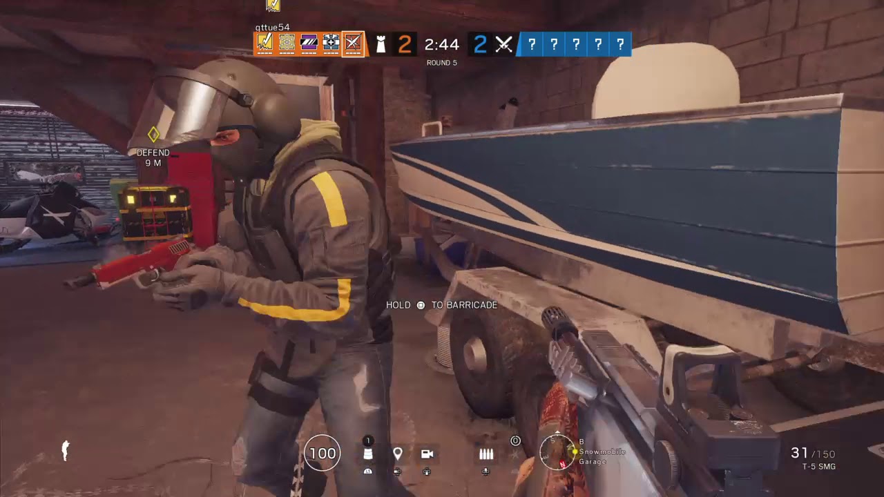 Rainbow Six Siege - Ranked - Clash Shield Glitch - YouTube