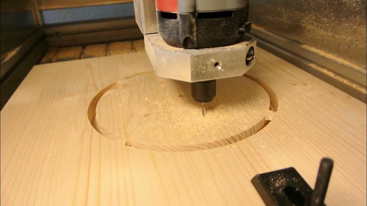 grbl gui: CNC milling with Arduino - YouTube