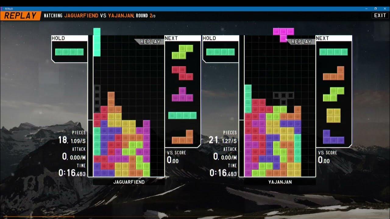 TETR.IO Tetris - Satisfying Round Finish (A rank) - YouTube