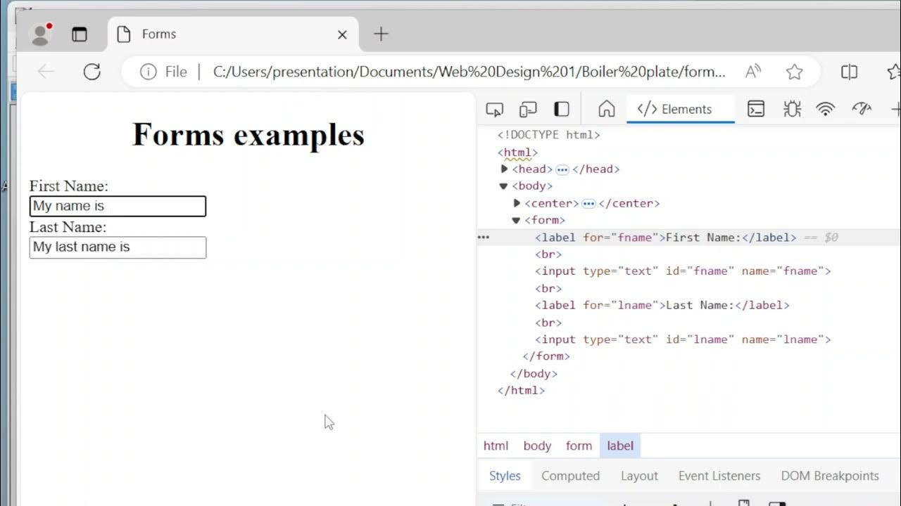 Creating HTML forms - YouTube