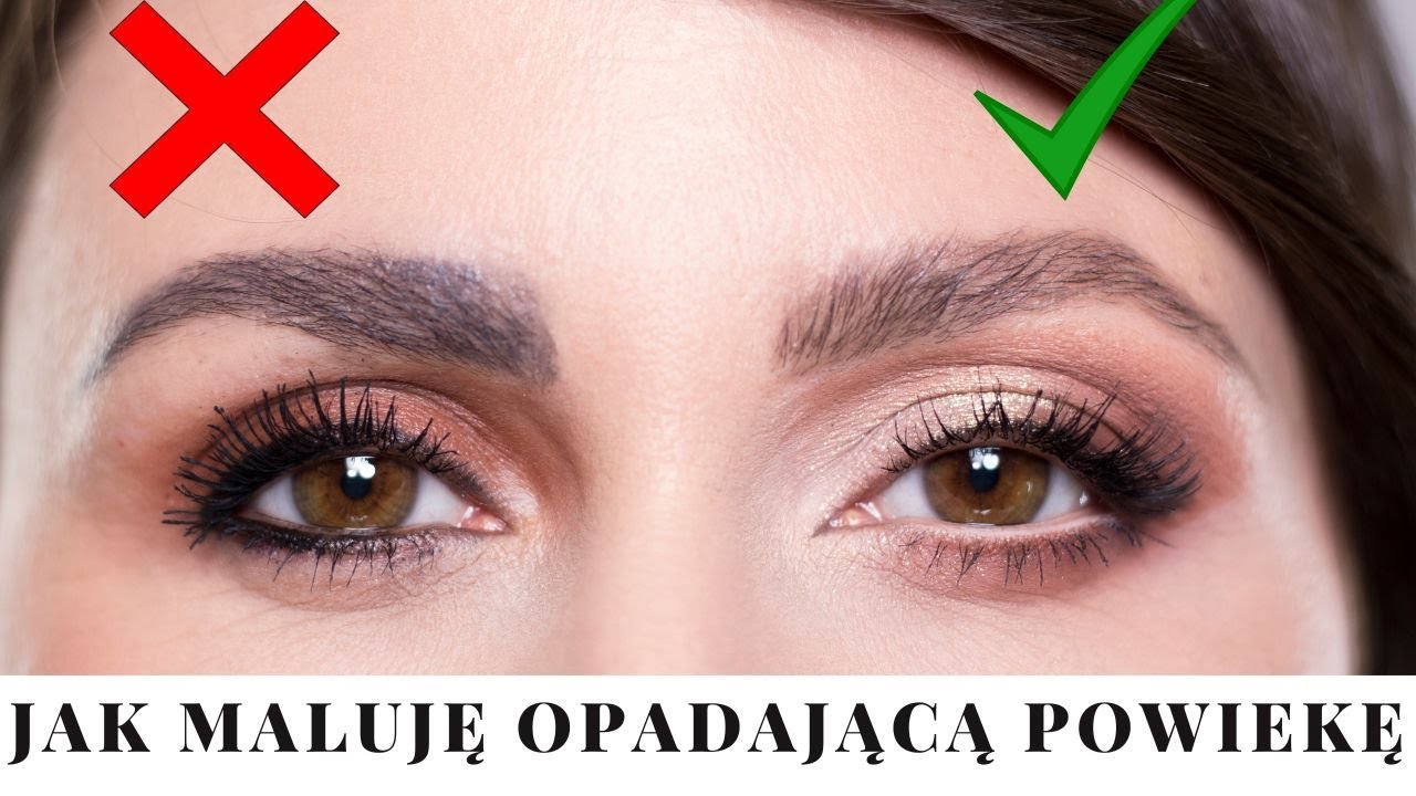 Pogadajmy o makijażu★Jak maluję opadającą powiekę i małe oczy - YouTube