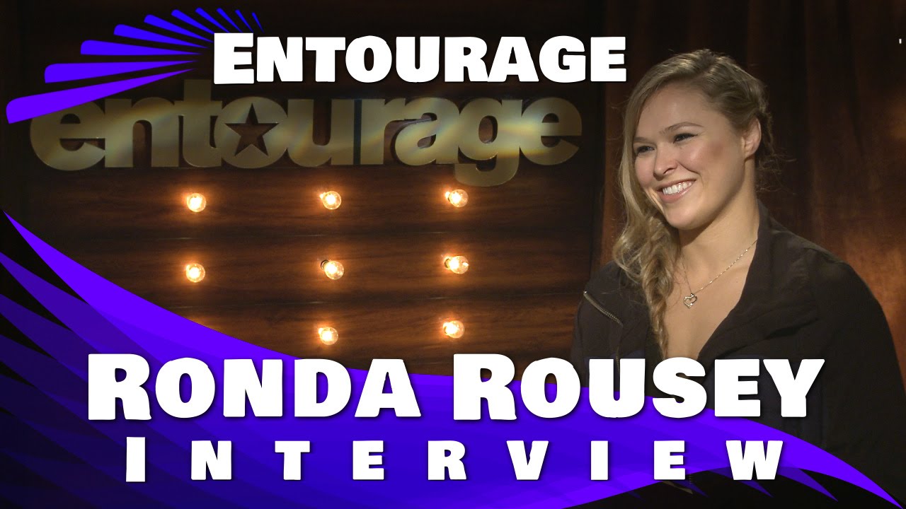 Ronda Rousey Interview: Entourage (movie) - YouTube