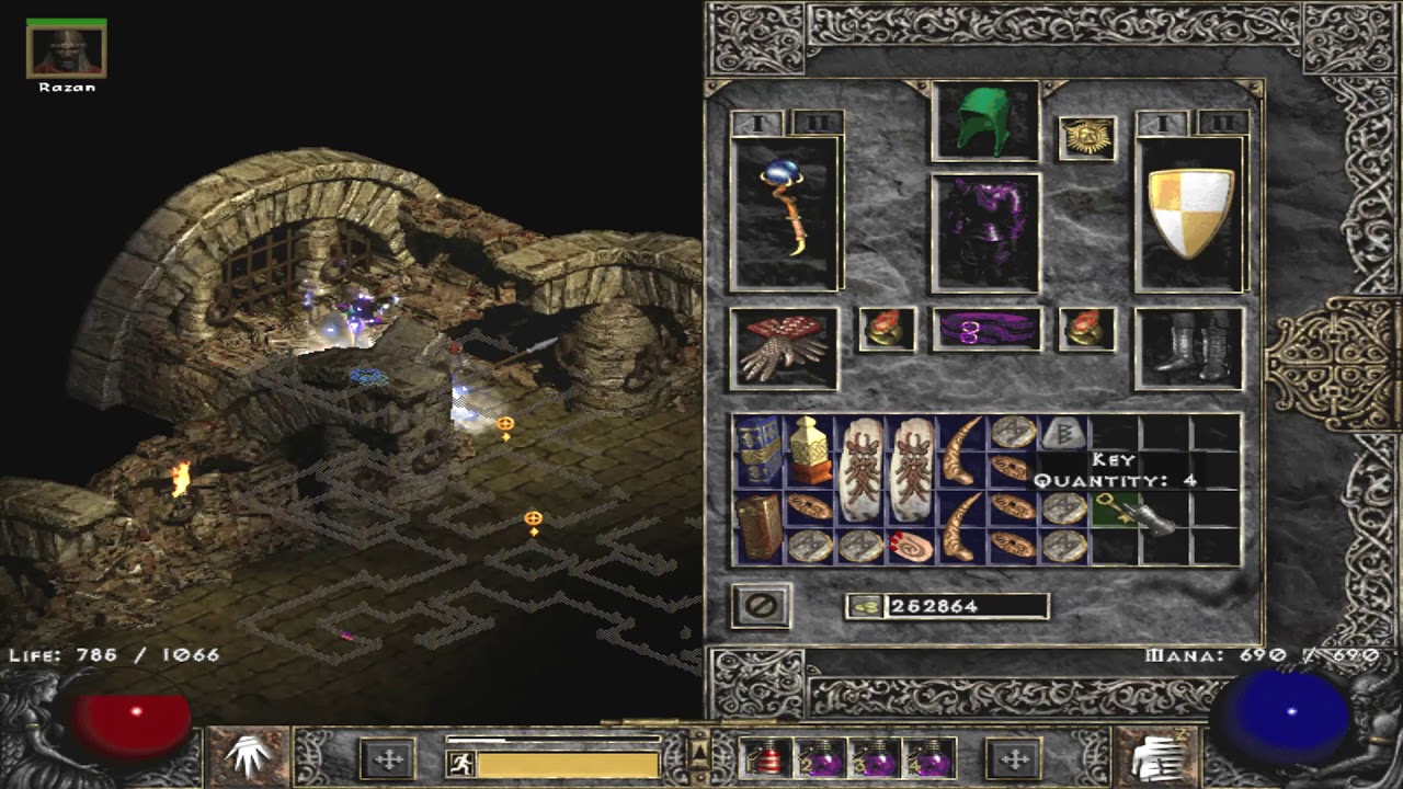 How I got a Cham rune - Diablo 2 - YouTube