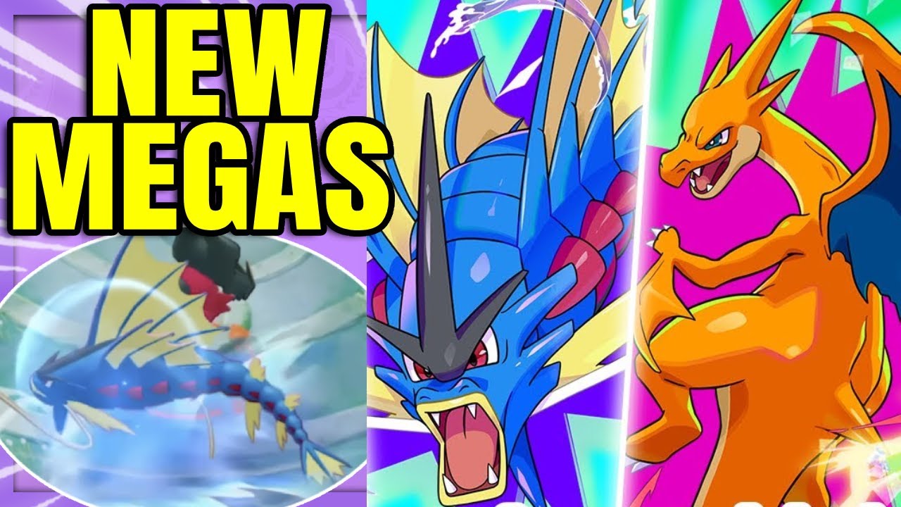Pokémon UNITE: Mega Gyarados and Mega Charizard Y Revealed Analysis ...