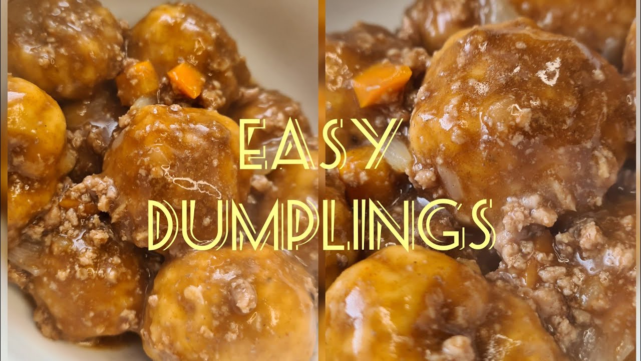 Easy dumplings for stew - YouTube