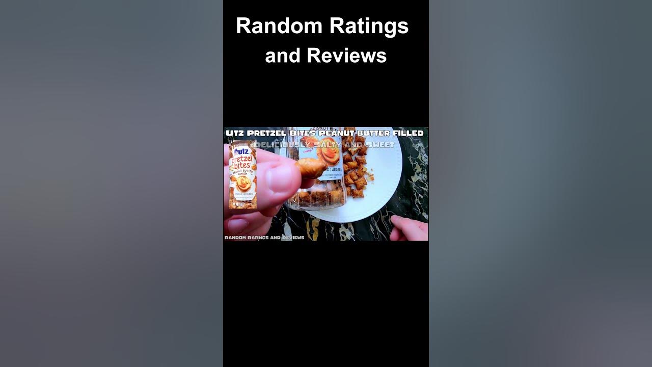 Utz Pretzel Bites Peanut Butter Filled Randomratingsandreviews Oban Snacks Youtube