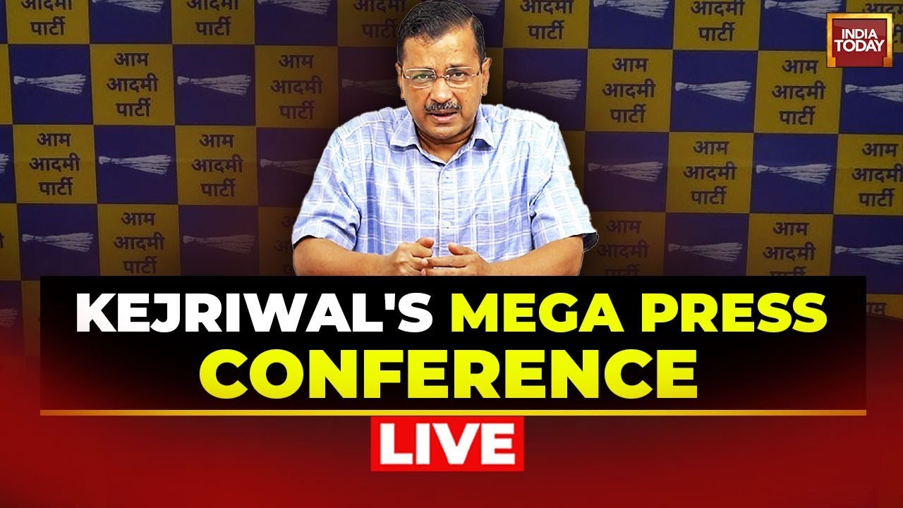 Arvind Kejriwal LIVE: Delhi CM Arvind Kejriwal's Mega Press Conference ...