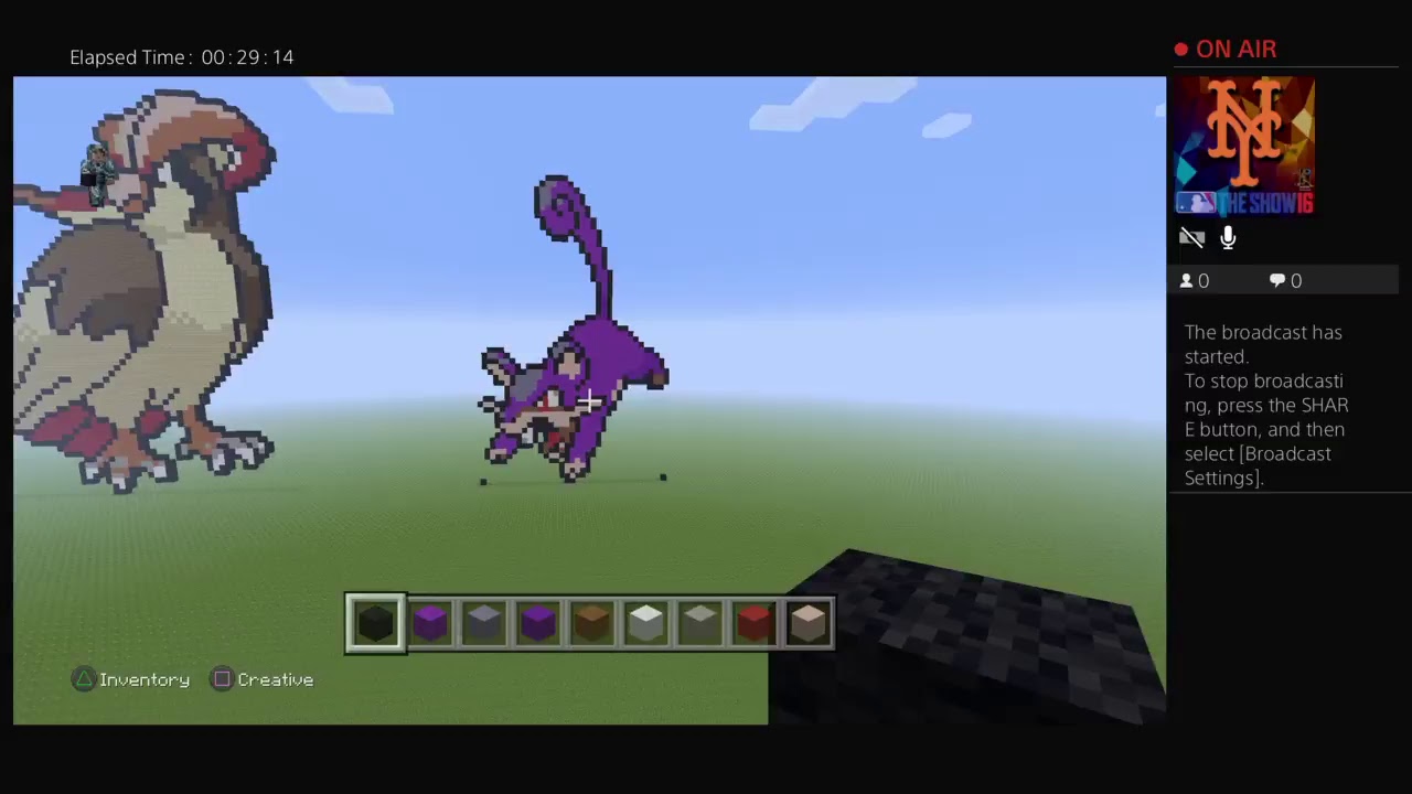 # 19 Rattata Pixel Art | Pokemon | Minecraft - YouTube