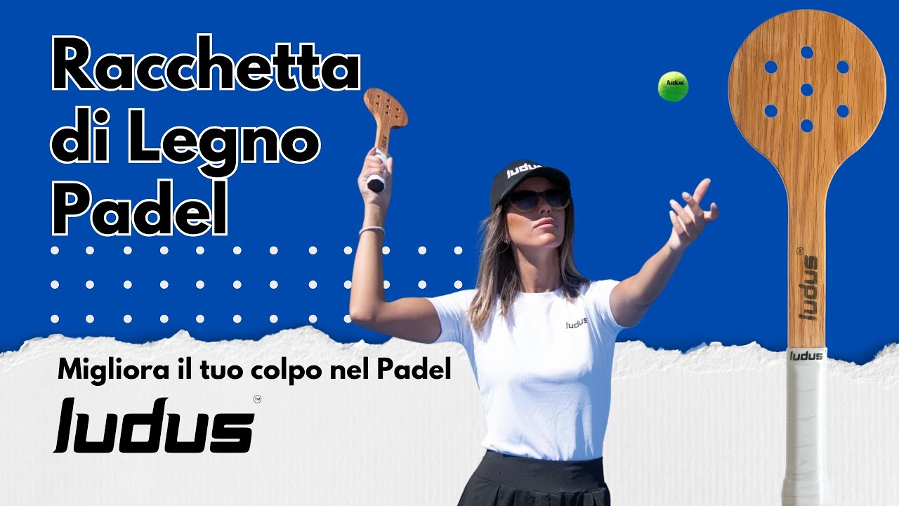 Racchetta di Legno Padel Ludus: Perfeziona la tua tecnica, precisione ...