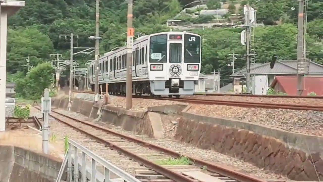JRW Passenger Train 213 SeriesEMU Tourist train La Mal de Bois JR西日本 旅客 ...
