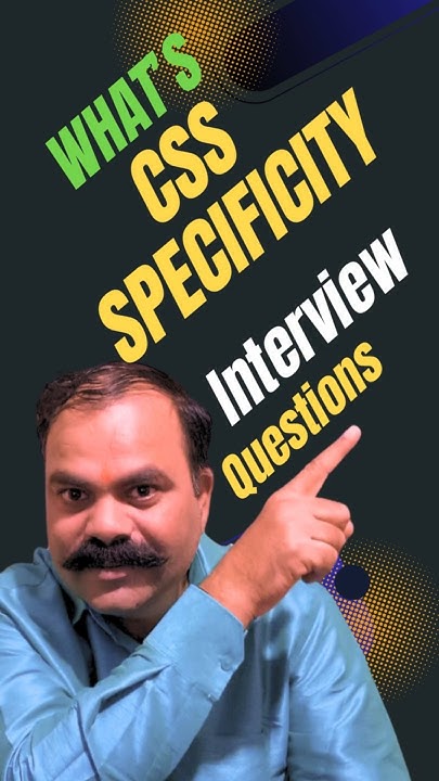 CSS Specificity and CSS most asked interview question - YouTube