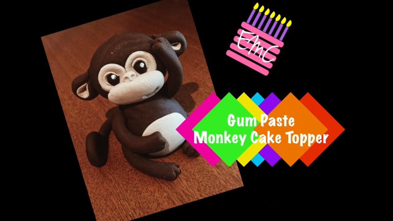 Gum Paste Monkey - YouTube