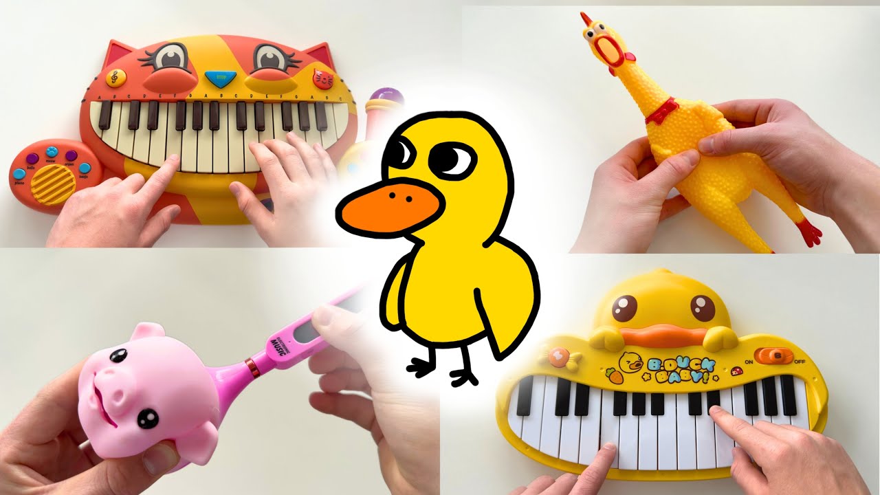 The Duck Song but on animal instruments - YouTube