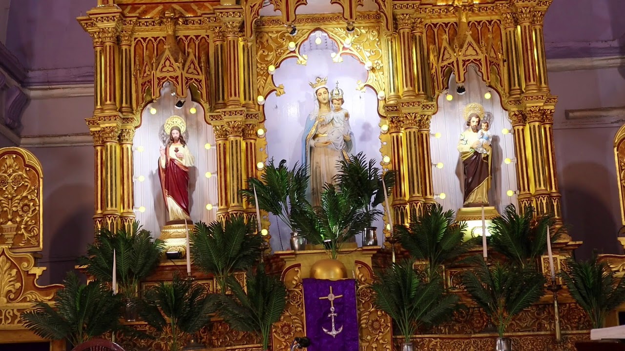 Marathi Mass | 06-Apr-2020 at Our Lady of Sea Church Uttan - YouTube