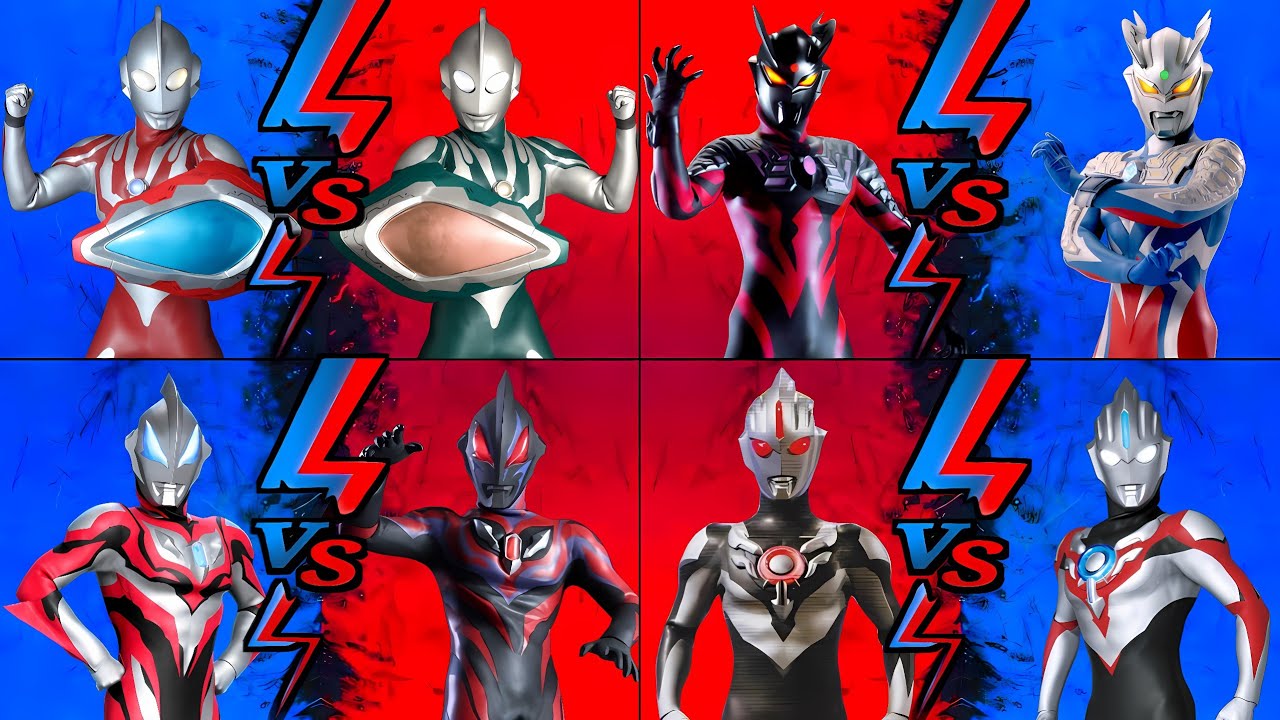 ULTRAMAN RIBUT VS RIBUT DARKNESS, ZERO VS ZERO DARK, ORB ORIGIN VS ORB ...