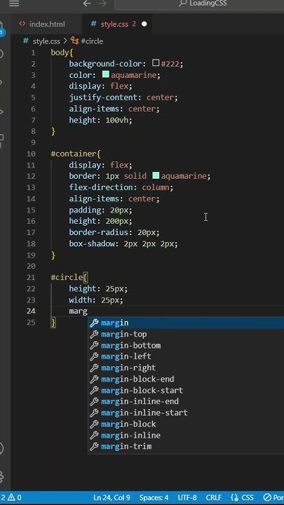 How To Make Loading Animation? | HTML & CSS | #shorts - YouTube