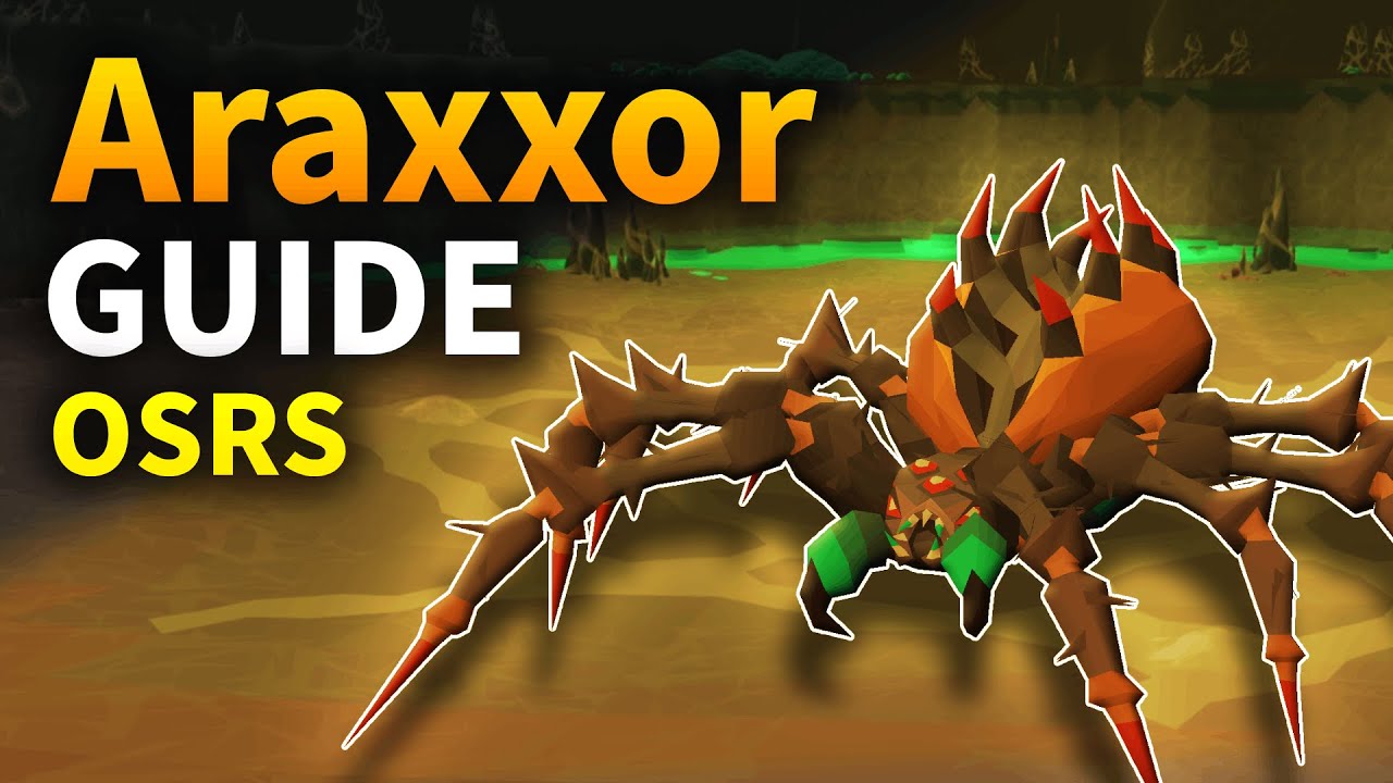 Complete Araxxor Guide for OSRS - YouTube