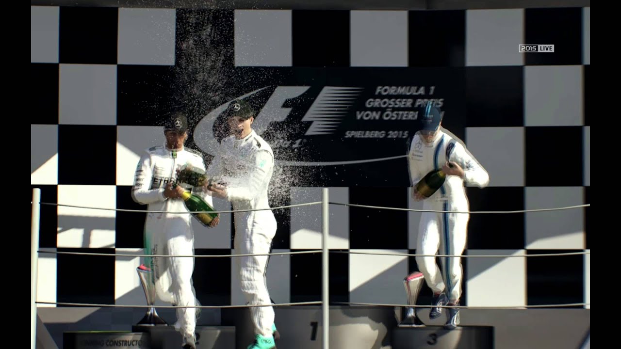 F1 2015 - Podium Celebrations - YouTube