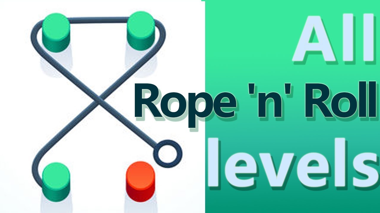 Rope 'n' Roll - All 100 Levels - YouTube