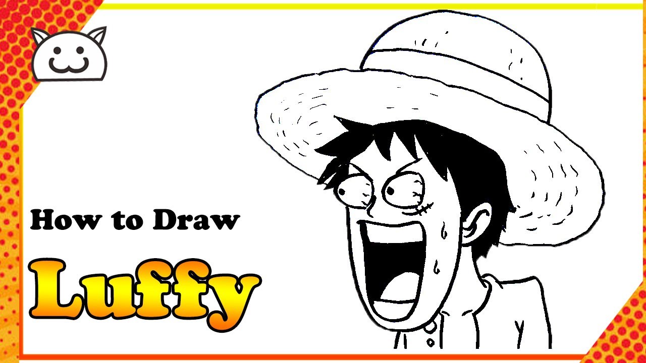 How to Draw Luffy Shocked - YouTube