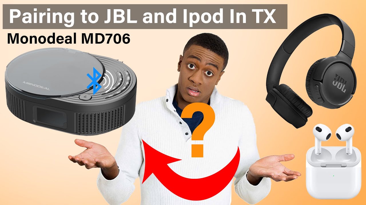 Monodeal MD706 BT TX Pairing set up video - YouTube