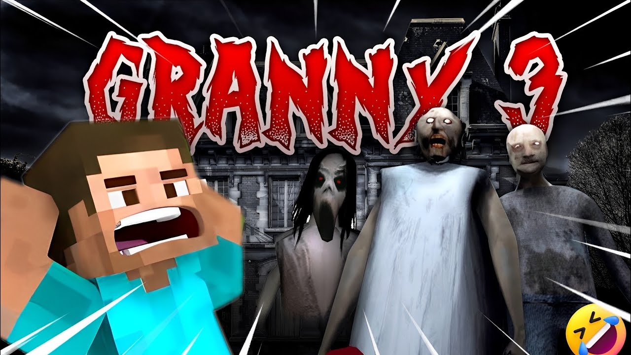 When A Minecraft Player Play Granny 3 [BEDROCK AND JAVA] - YouTube