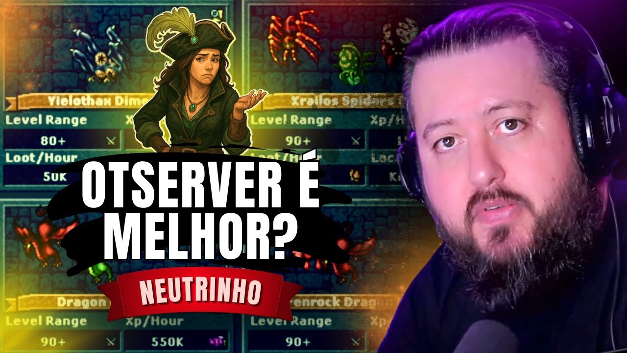 🟣 Tibia: JOGAR OTSERVER É TÃO MELHOR ASSIM?? || @NeutrinhonoTibia - YouTube