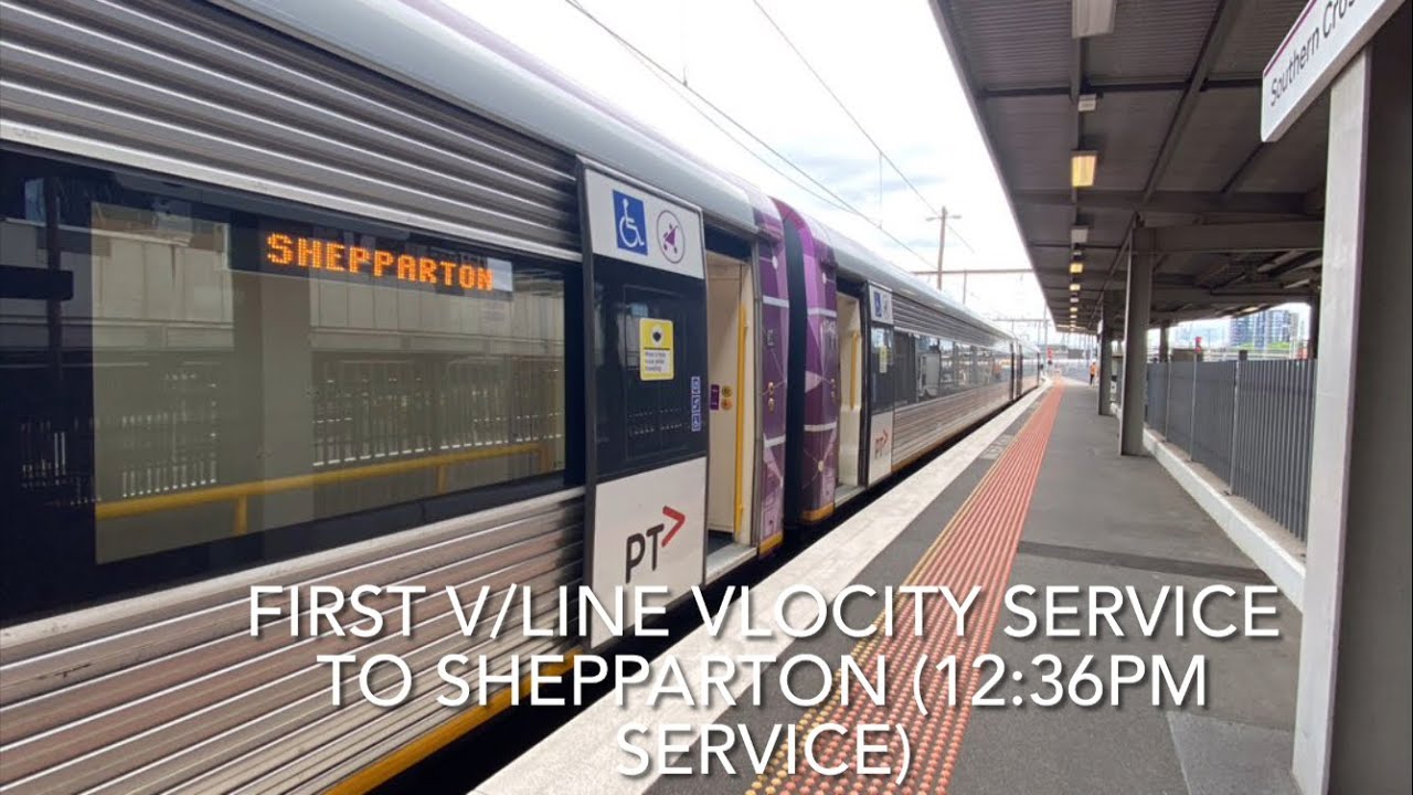 First Day Of V/Line Vlocity Services To Shepparton (12:36PM Service ...