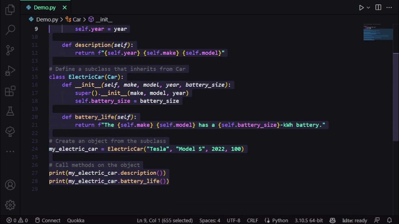 Mastering Object-Oriented Programming: Python Tutorial for Aspiring Coders | CodingCEO - YouTube