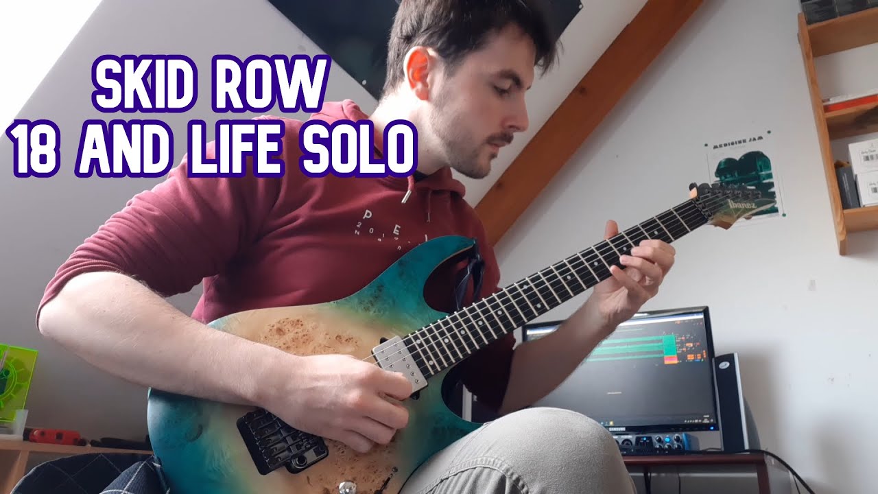 Skid Row - 18 and life - Solo Cover - YouTube